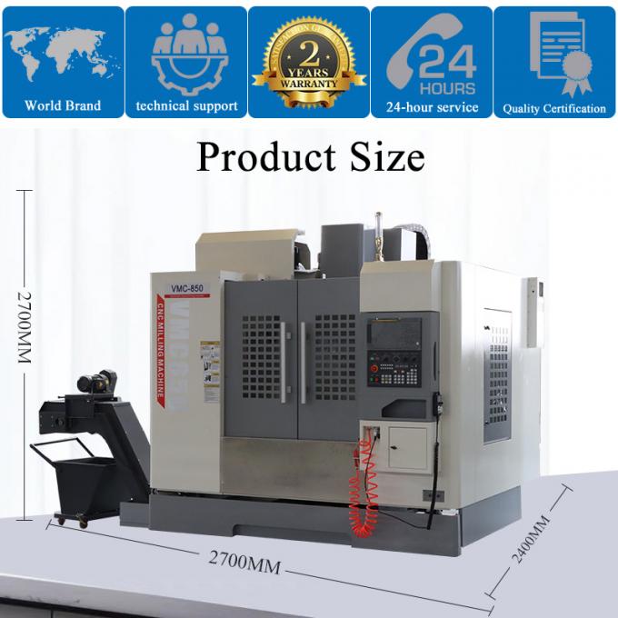 CNC 5-axis Taiwan vertical machining center vmc850 precision CNC vertical milling machine