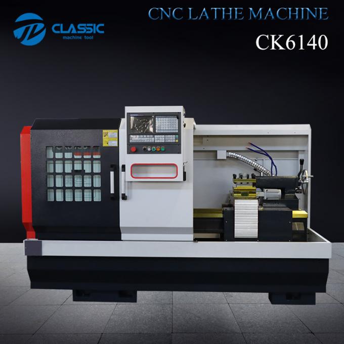 Metal CNC Lathe CK6140 Horizontal Flat Bed Cnc Machine