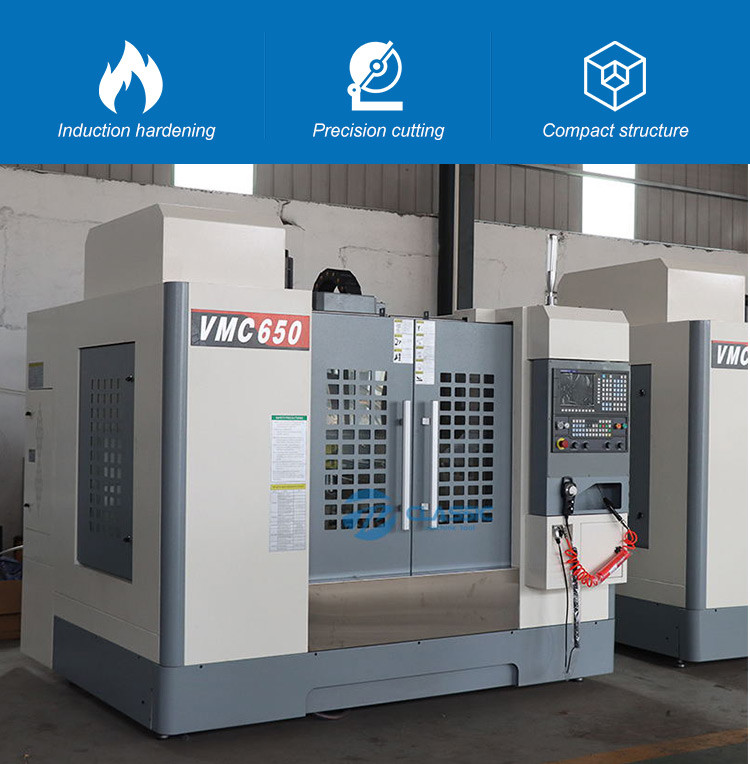 VMC 650 CNC 3 Axis Machining Center CNC Milling Vertical Aluminium Machining Center Price